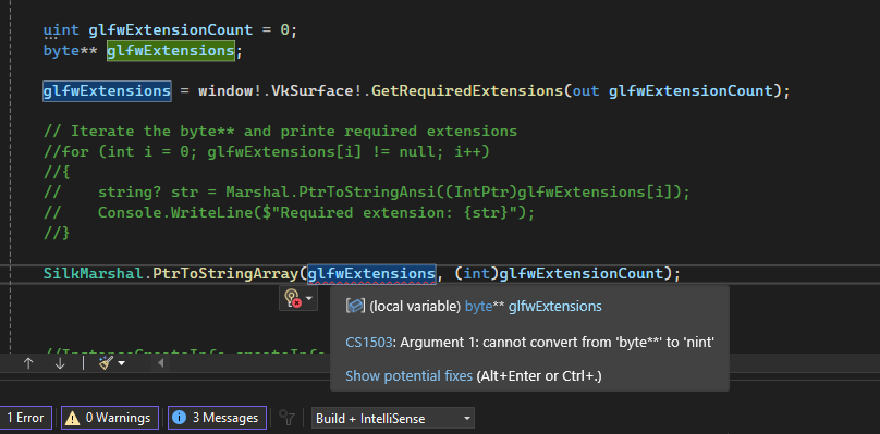 That method takes a "nint"? Should I convert byte** til nint ? (Totally new at C/C++) - Silk.NET