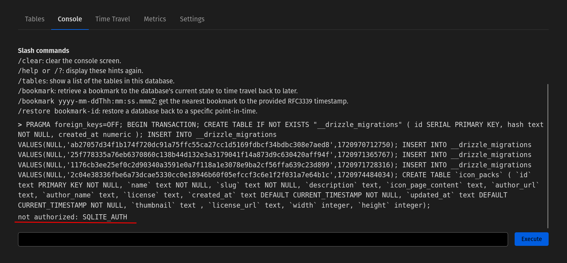 I Keep Getting This Error When Importing A Sqlite3 Dump Into My D1
