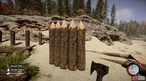 Wood walls can be chopped on top to help prevent enemies from climbing ...