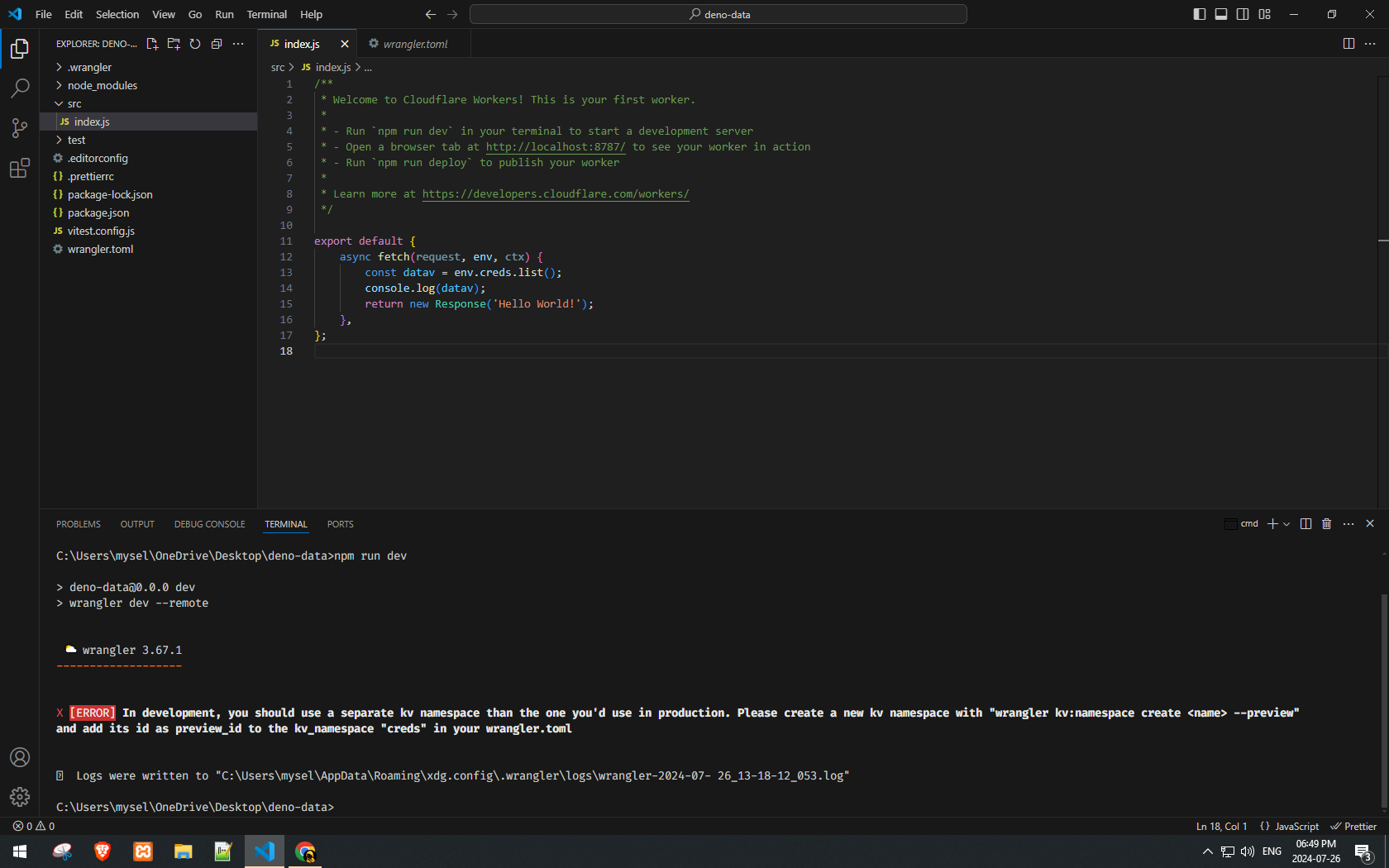 can anyone tell me, how to get key's value from kv namespace in workers?? - Cloudflare Developers