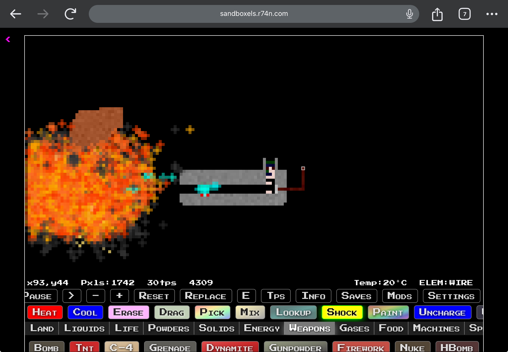 gunpowder power - 🚨 R74n / Sandboxels