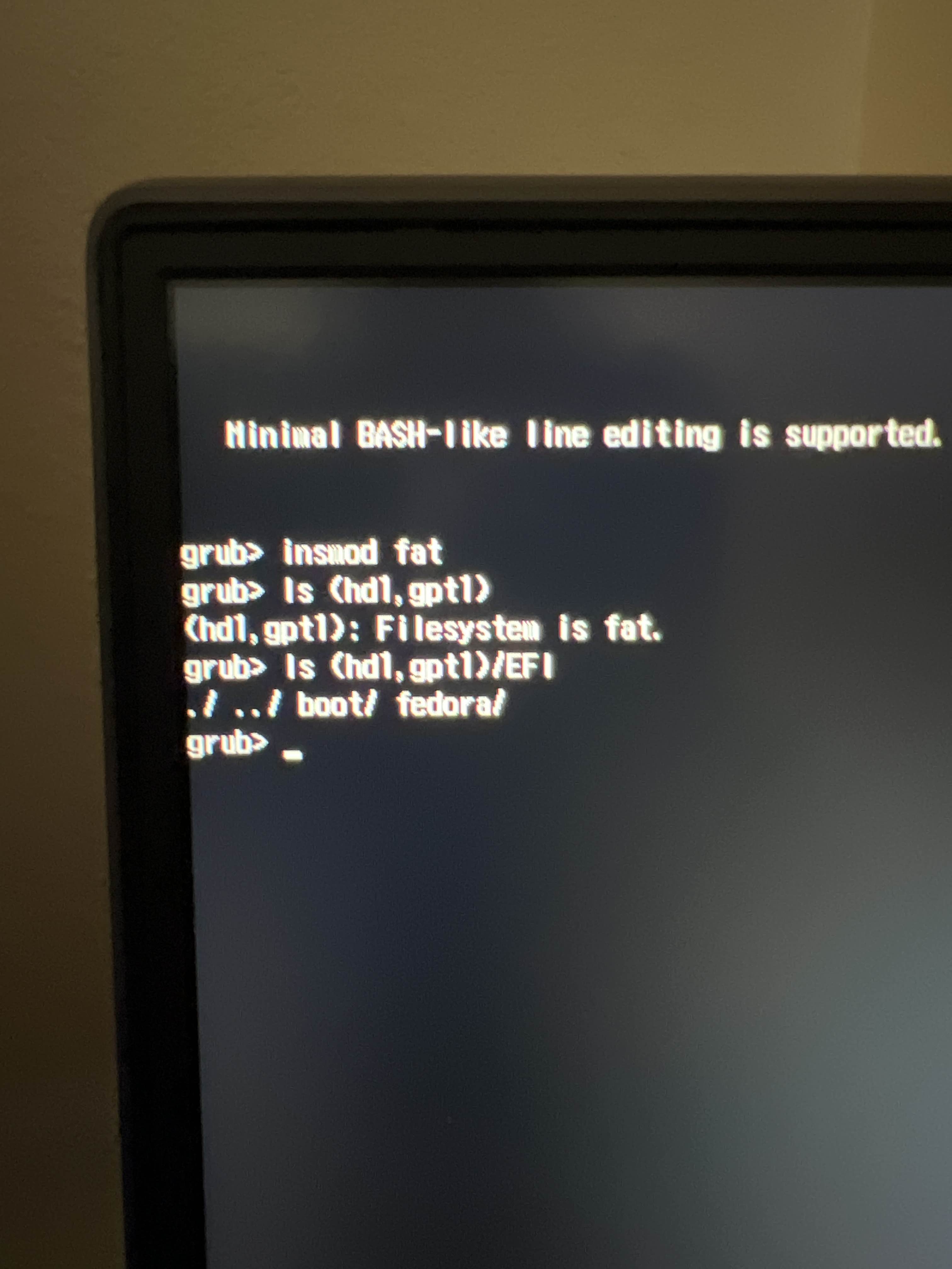 `insmod fat` - Universal Blue