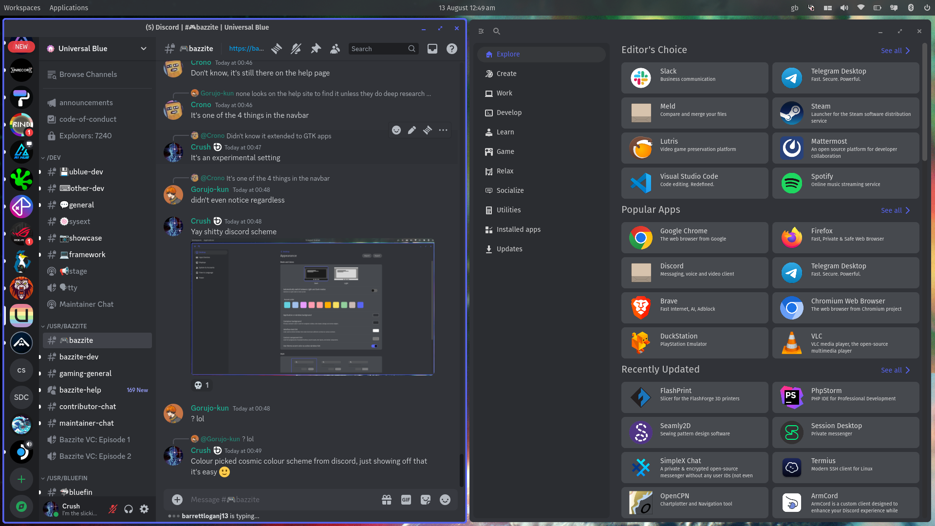 Not half bad haha - Universal Blue