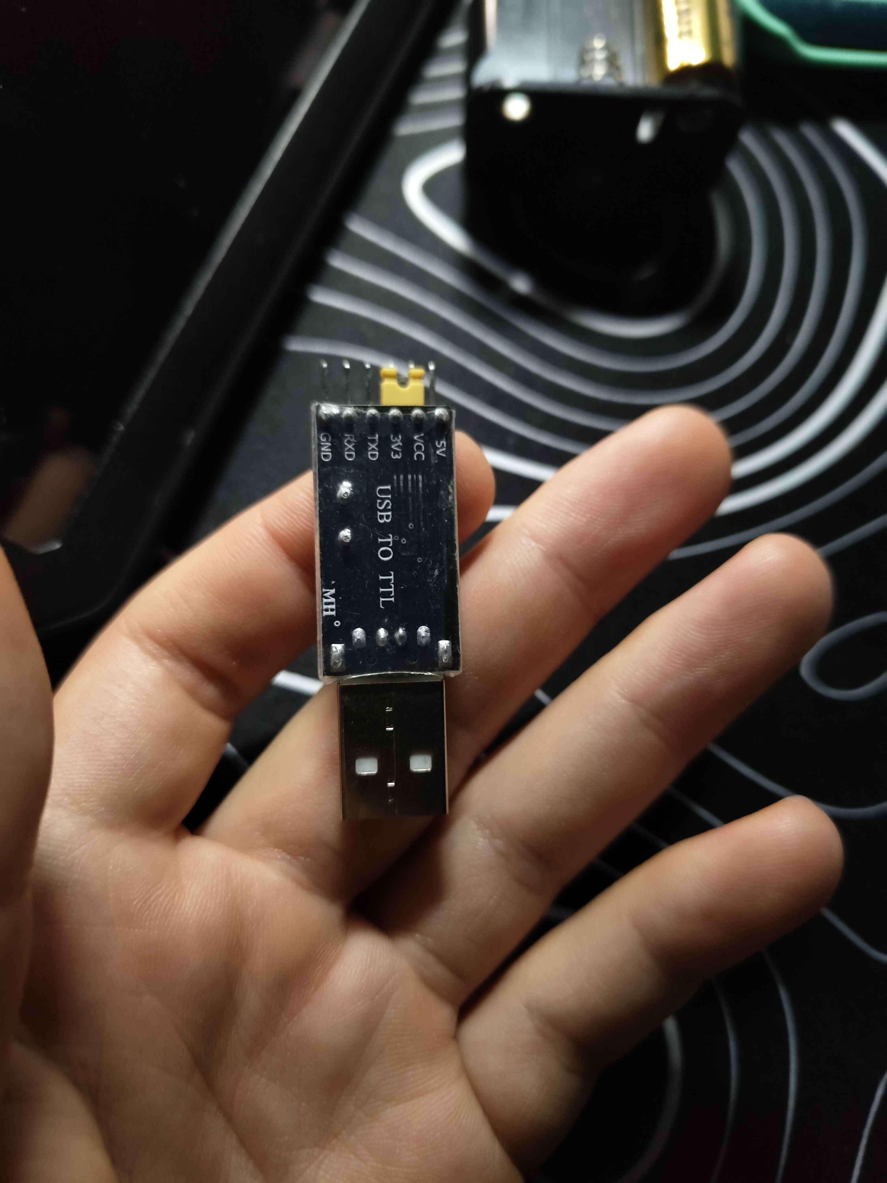 I'm fine thank you! did you try the following connection tx goes to rx ...