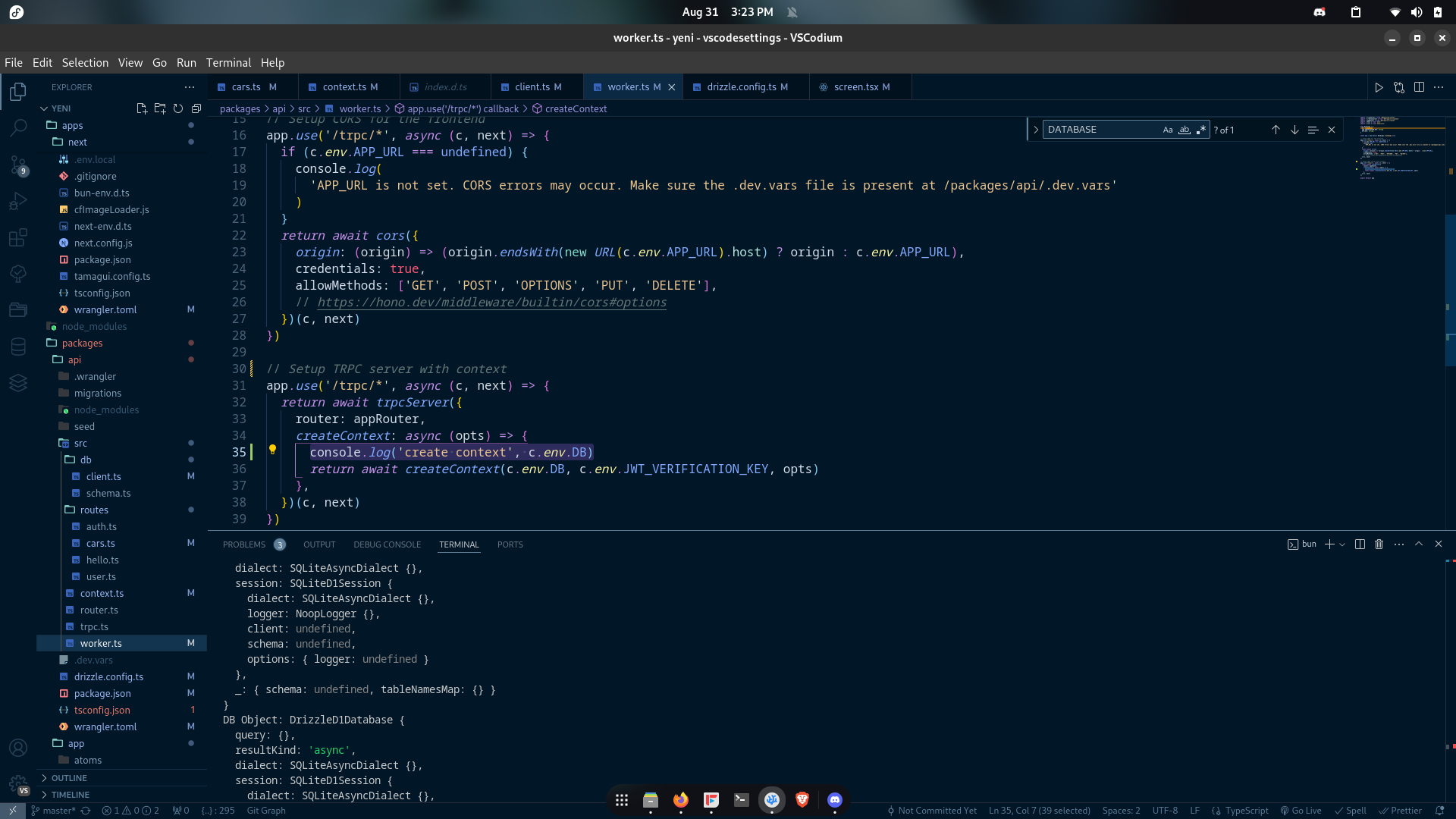 Also seeing intermittent `Internal error in D1 storage caused object to be reset.` Database ID ...