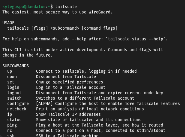 Installing Tailscale Using Their Guide Seems To Require The Same Not Yet Implemented Command