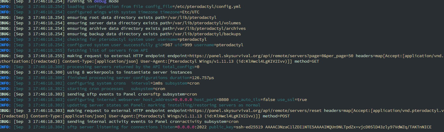 Can you run it with debug instead of as a service, stop the service and ...