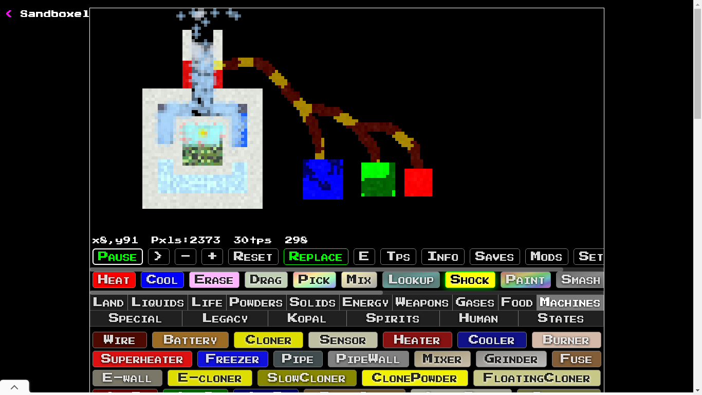 upgraded version of @ryan 🪱 nuclear reactor - 🚨 R74n / Sandboxels