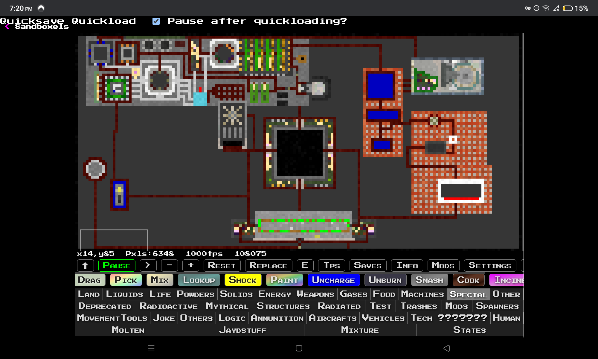And cook or nuke it - 🚨 R74n / Sandboxels