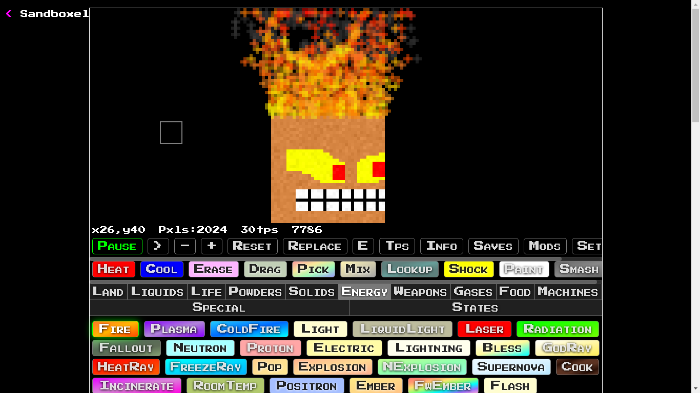 torchwood - 🚨 R74n / Sandboxels