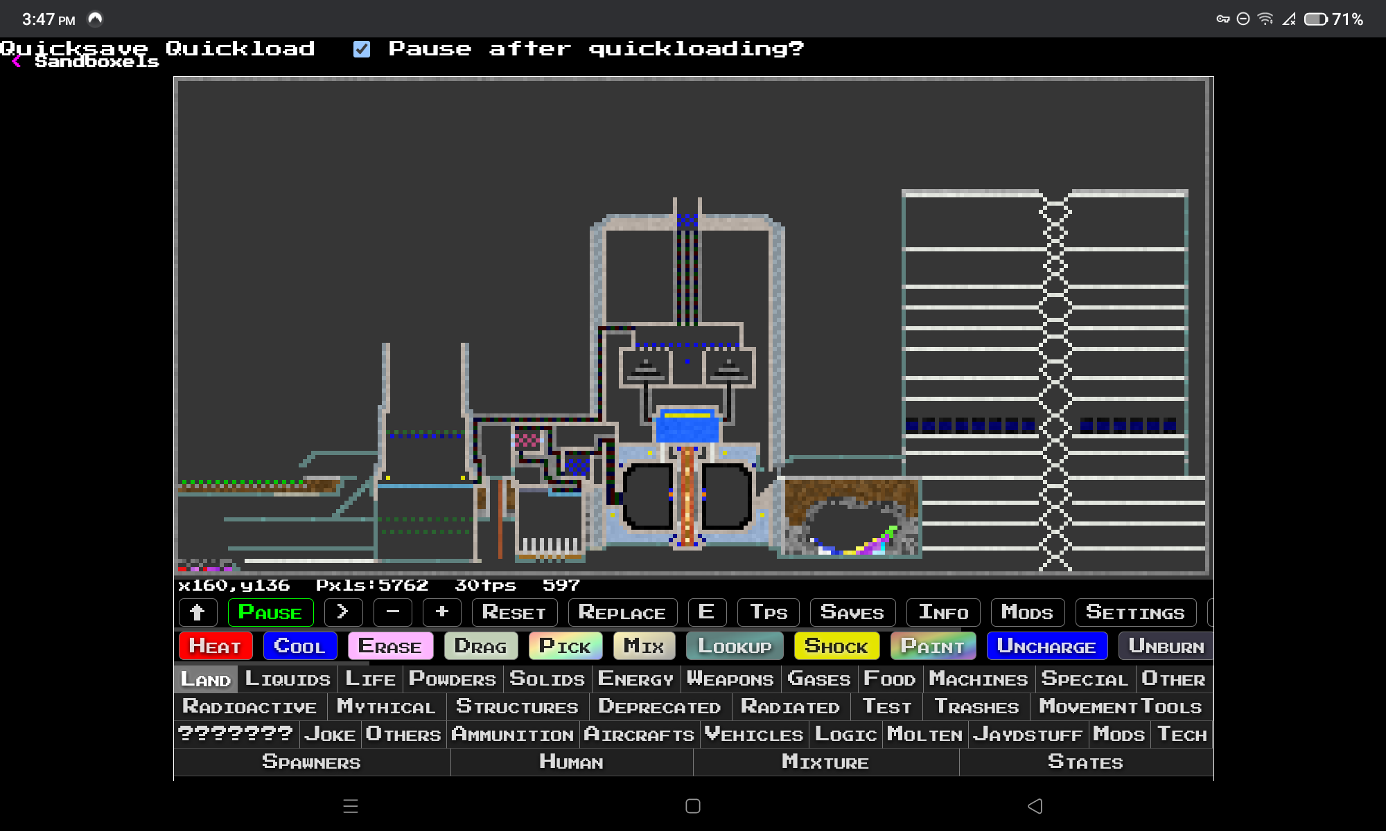 Current progress of the Solaris Fusion facility: - 🚨 R74n / Sandboxels