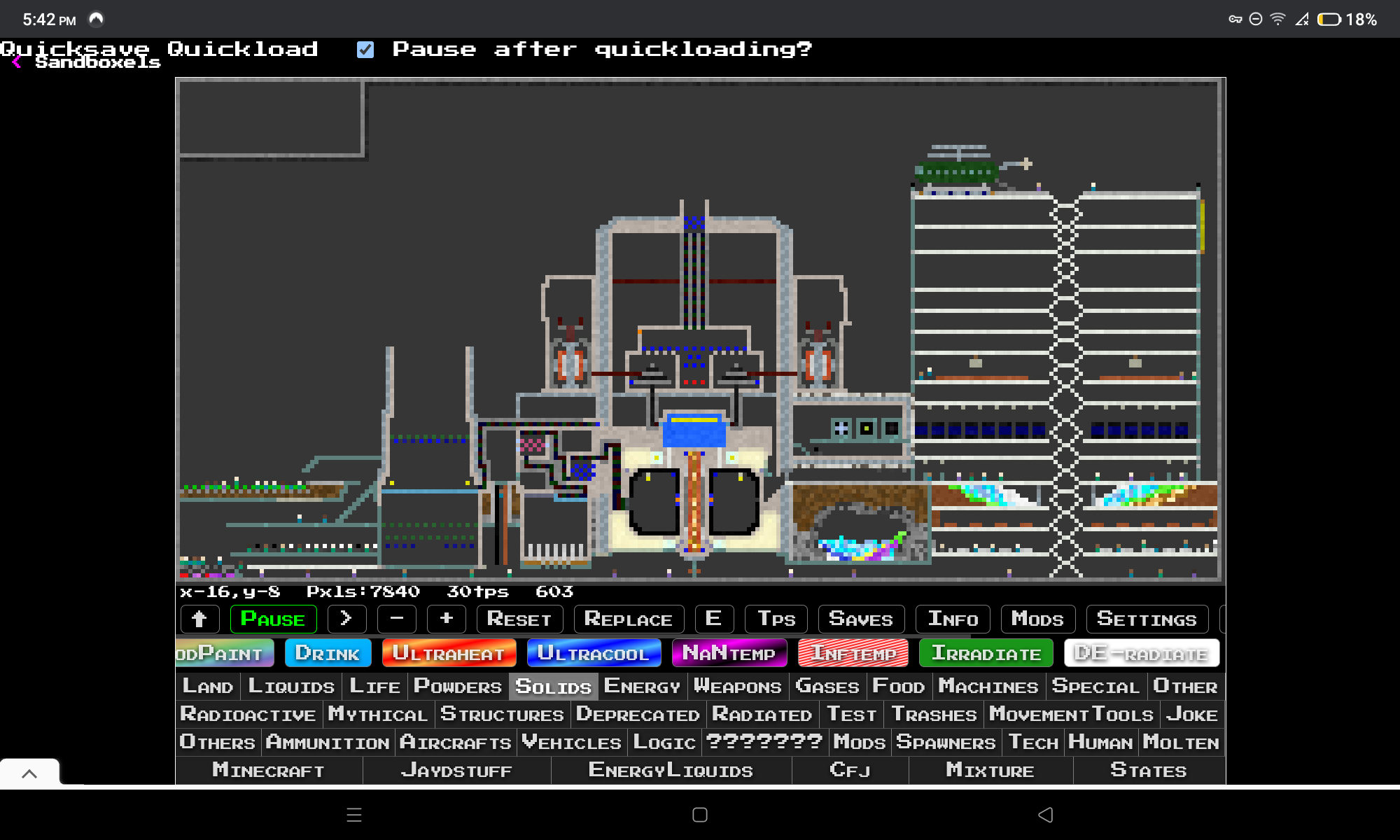 Progress of Solaris Fusion Facility - 🚨 R74n / Sandboxels