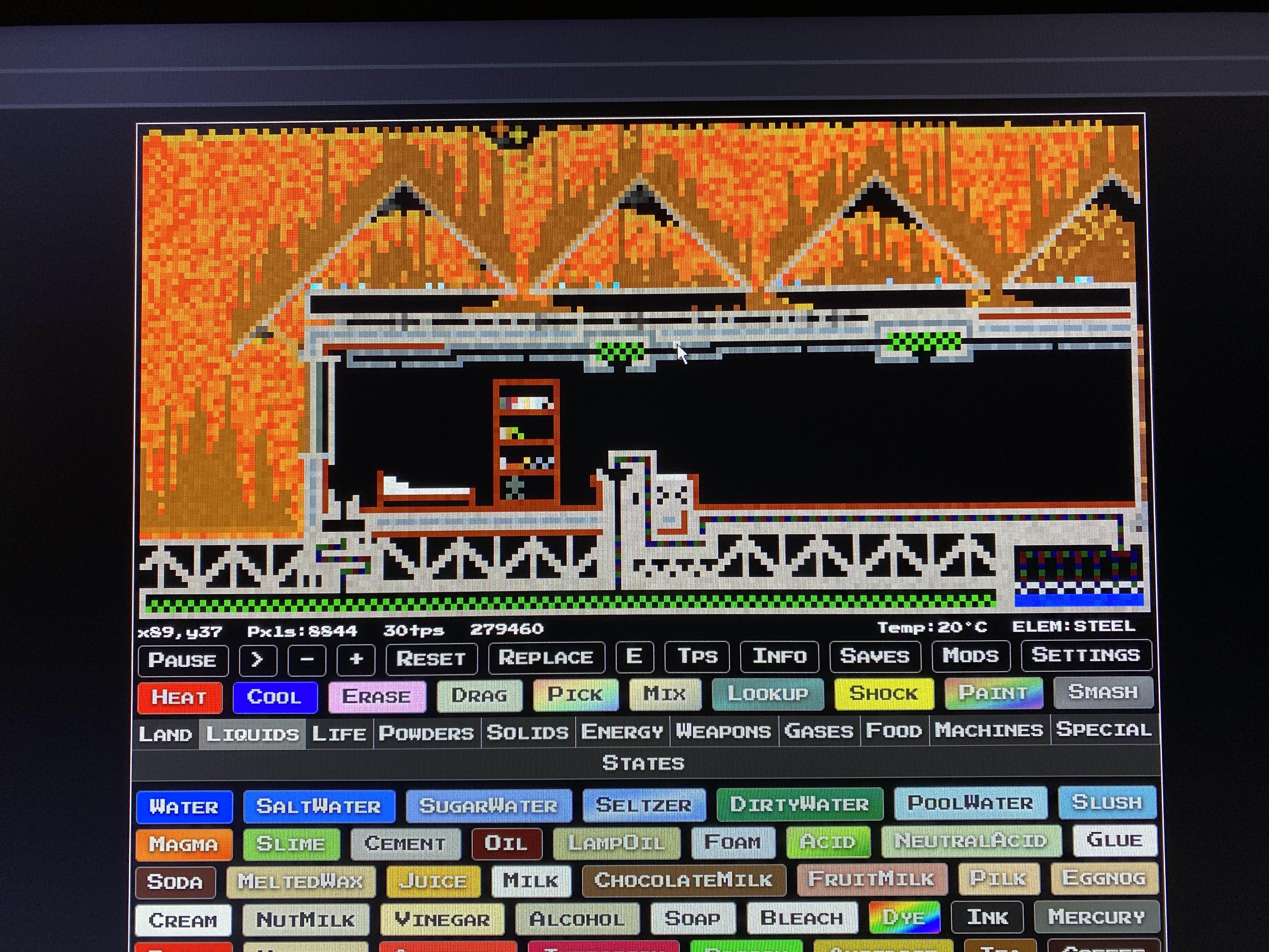 and then forged it into a glass sword - 🚨 R74n / Sandboxels