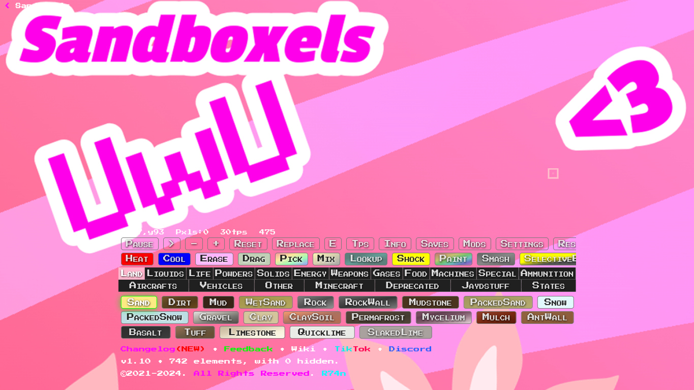 Molten Steel and Molten Zinc - 🚨 R74n / Sandboxels