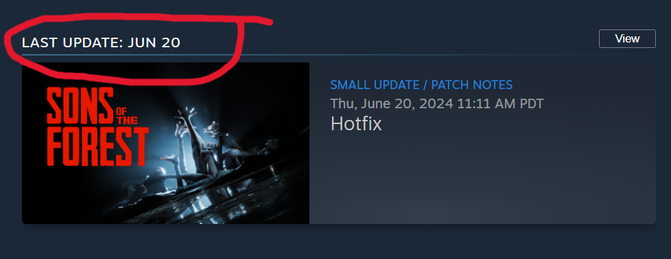 sons of the forest has been UPDATED - Sons Of | The Forest