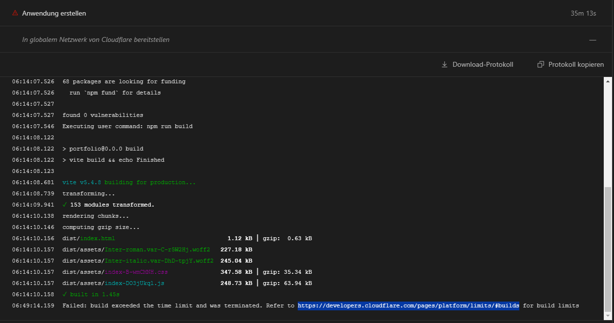has the issue where the build logs no longer scroll to the bottom been reported already ...