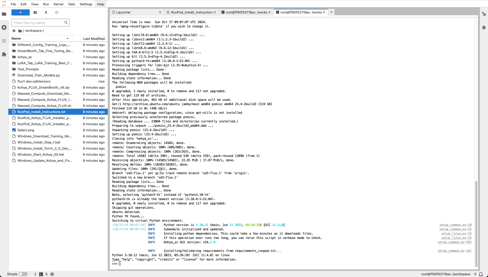 Hey guys 🙂 I'm trying to follow the latest FLUX tutorial for Massed ...