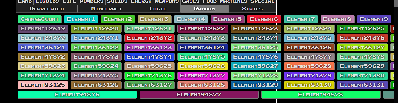 i just added a limit, try refreshing a few times - ⛄ R74n / Sandboxels