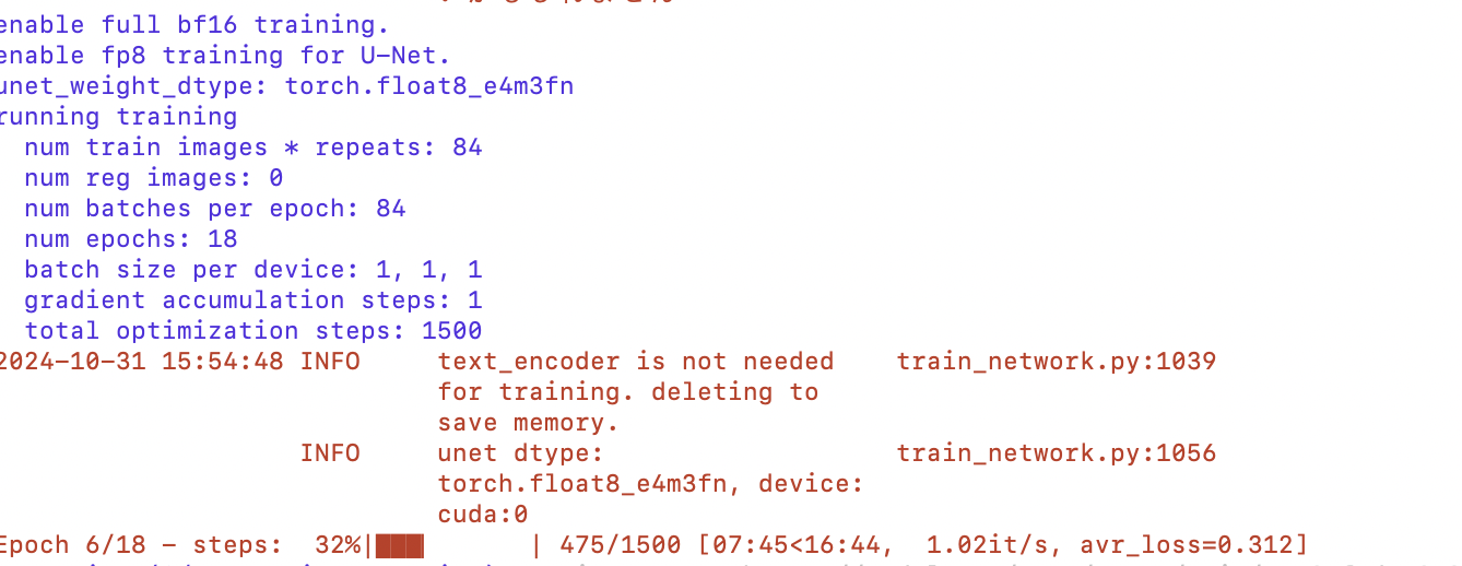 Yes that's true, TE is supported now on finetuning? I'm talking about ...