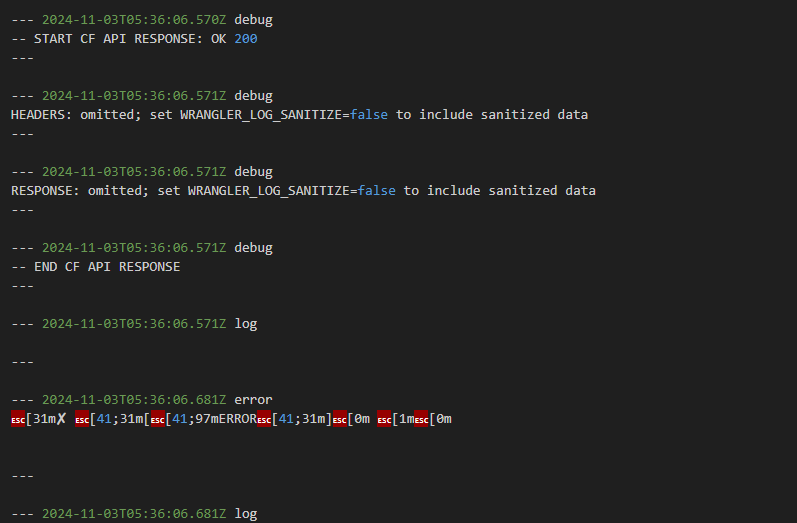 And sometimes it's `Bad gateway Error code 502`. - Cloudflare Developers