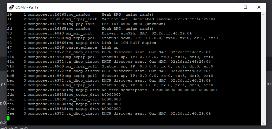 the Data my logic analyzer shows - DevHeads IoT Integration Server