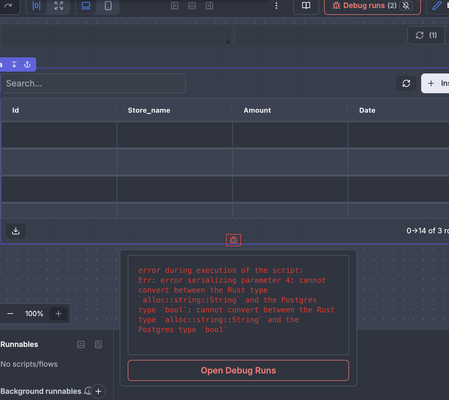 with an emphasis on the `>` - Windmill
