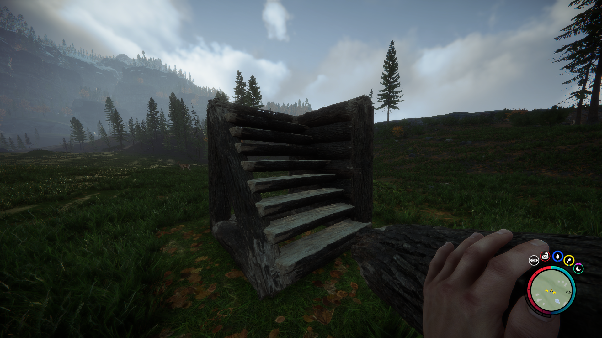 you have to have 2 perpendicular logs // - Sons Of | The Forest