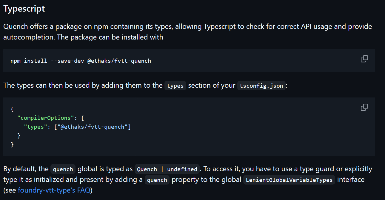 now what is that useful for :p - League of Extraordinary FoundryVTT Developers