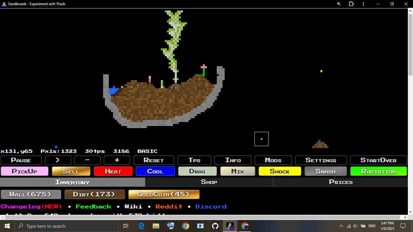 woah so pretty - ⛄ R74n / Sandboxels