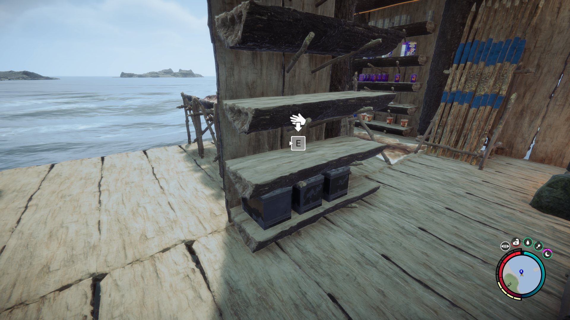 timmy reaches with mutant arm to drag you back to the island if you try ...