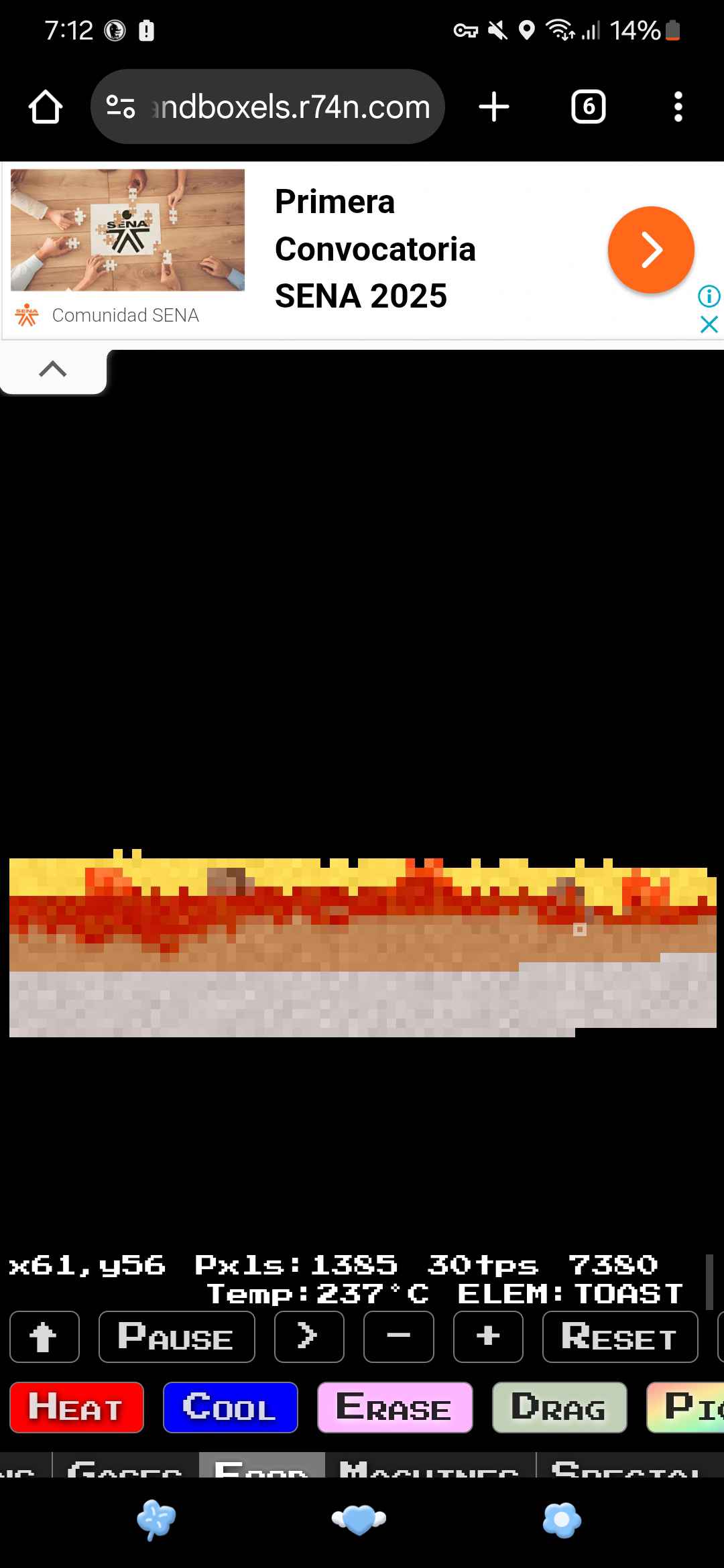 I used to play this until I saw sandboxels, now i can let my ...