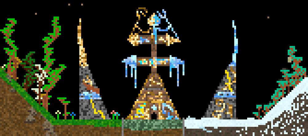 Temple of Two Faced God (left is Warm God, right is Cold God) - 🚨 R74n ...