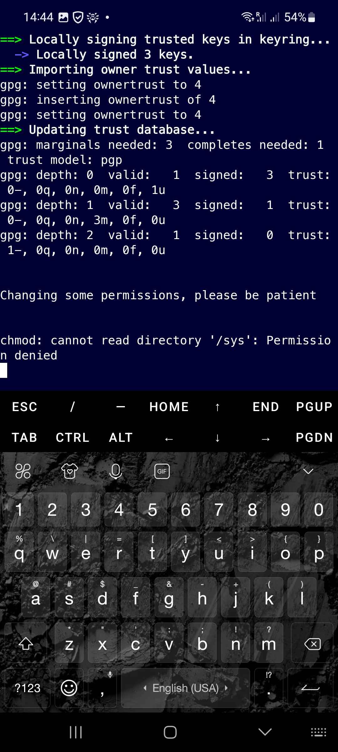 U can use ssh to get into it - Andronix App