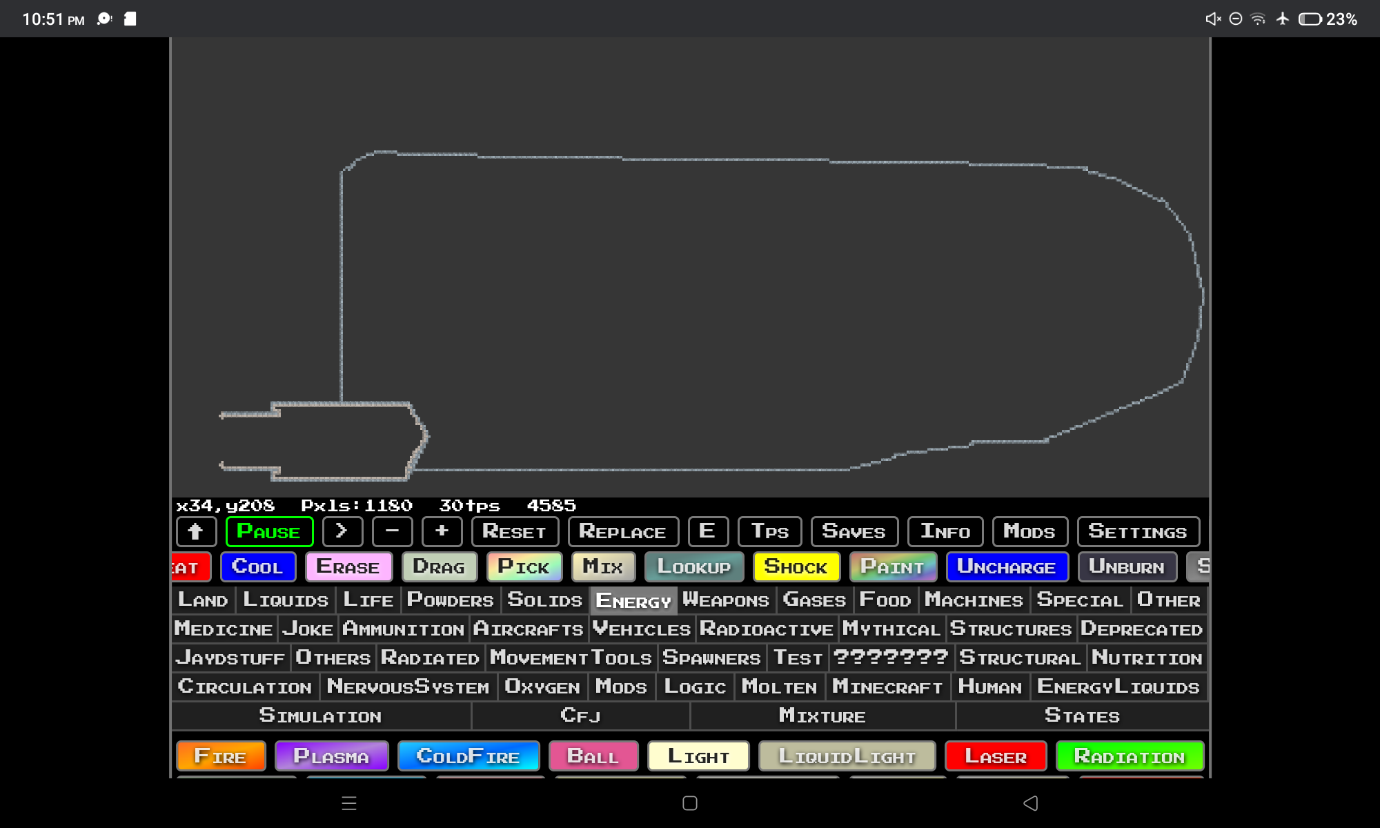 Put silver control rods - ⛄ R74n / Sandboxels