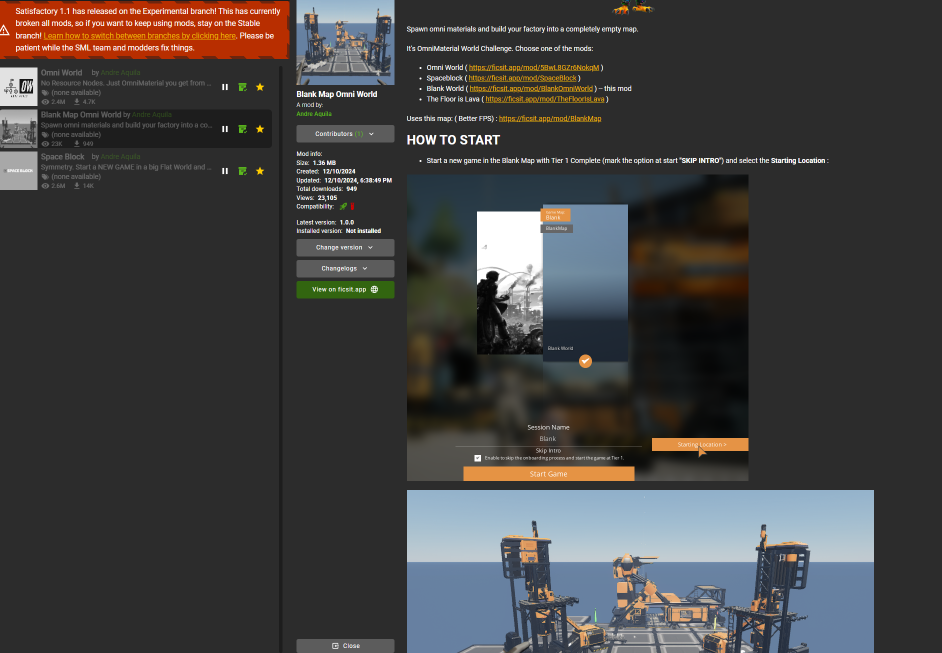 Need Help with Mod Manger - Satisfactory Modding