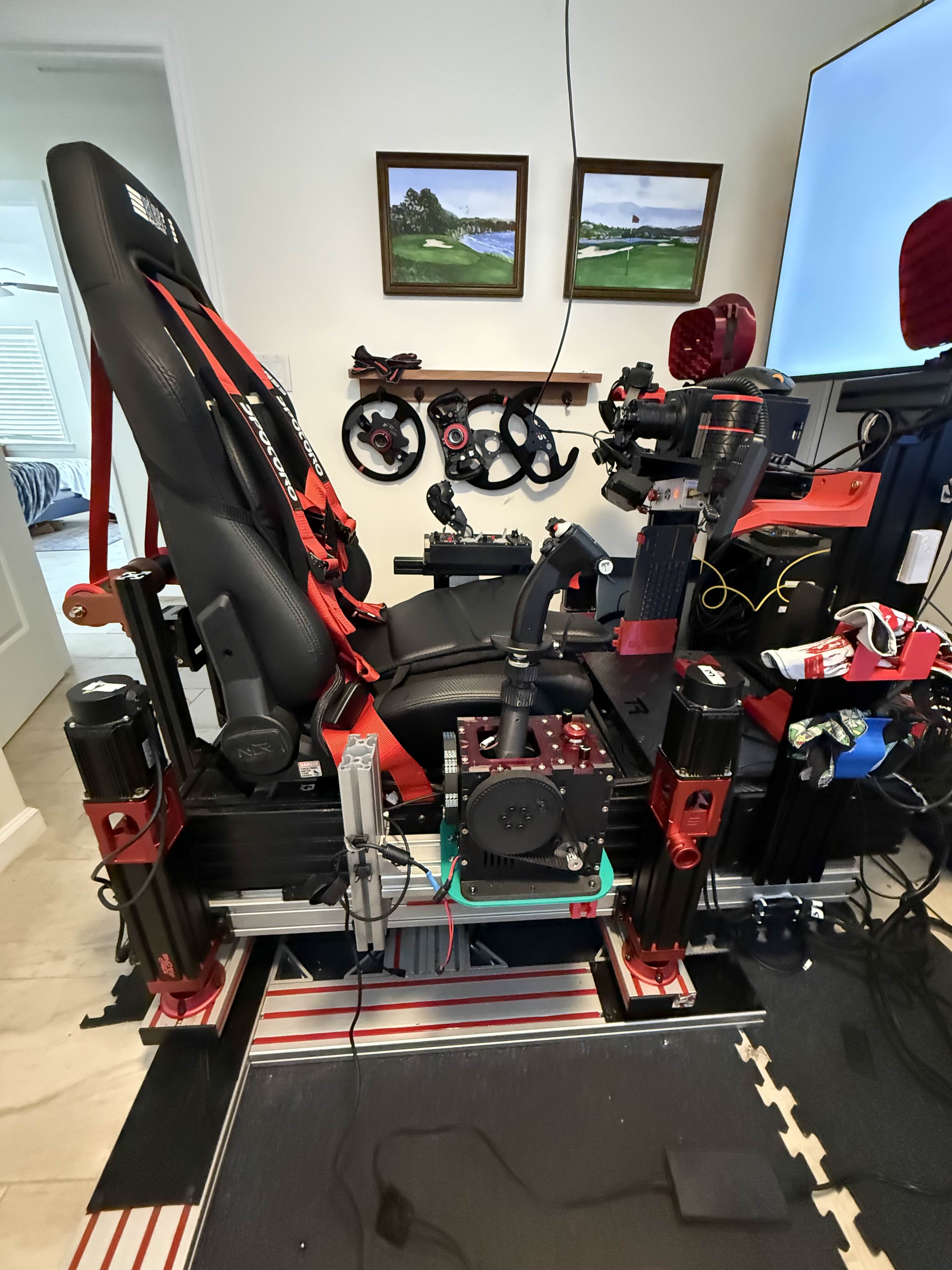 I have the original rhino mounted as a side stick with throw limiters ...