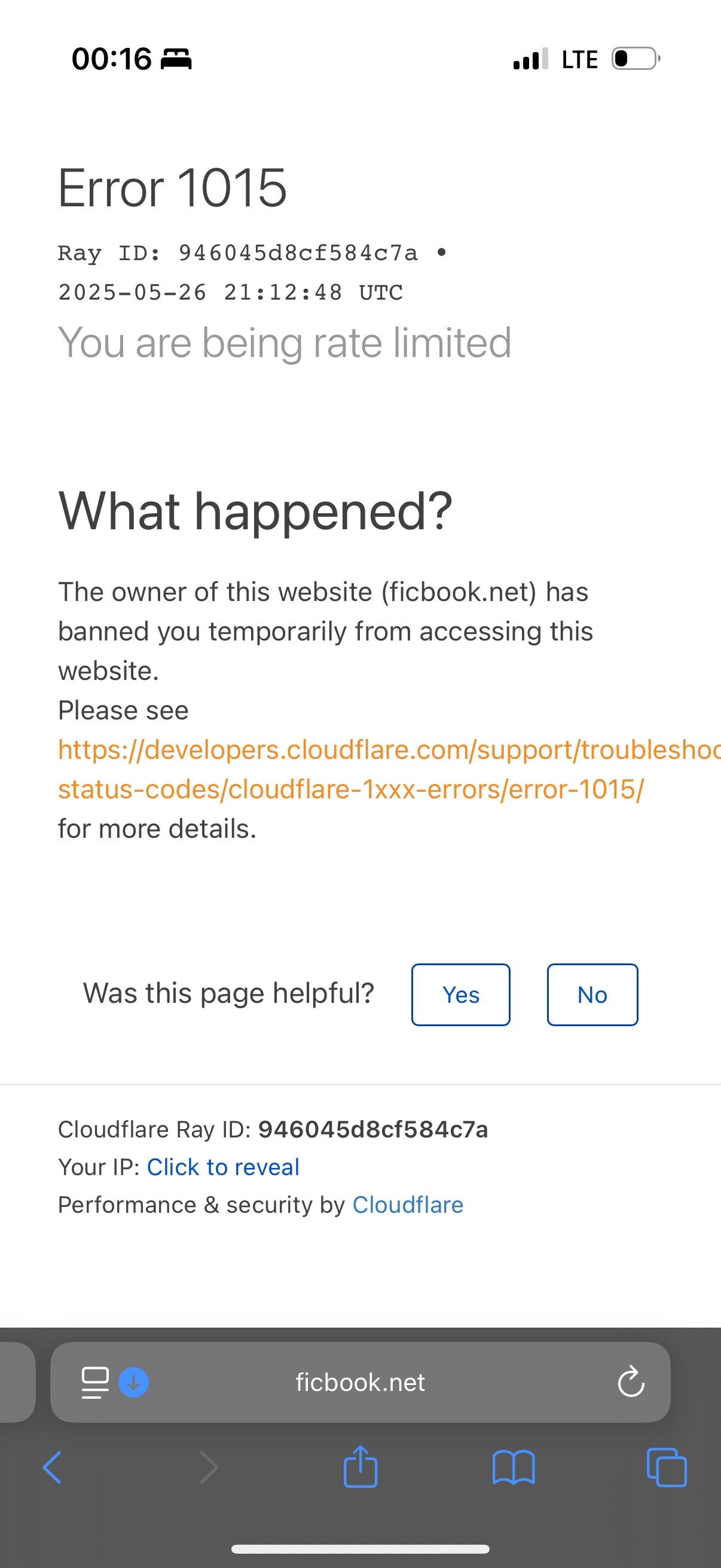Error 1015 - Cloudflare Developers