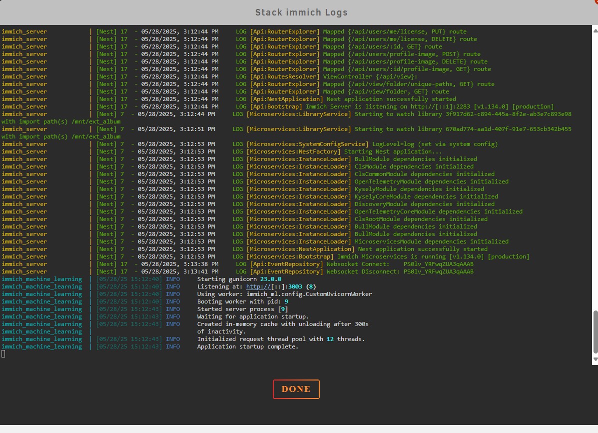 FATAL: role "root" does not exist after updating postgres repo - Immich