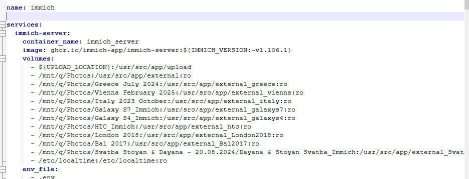 After upgrading to Immich version v1.34.0 External libraries. - Immich