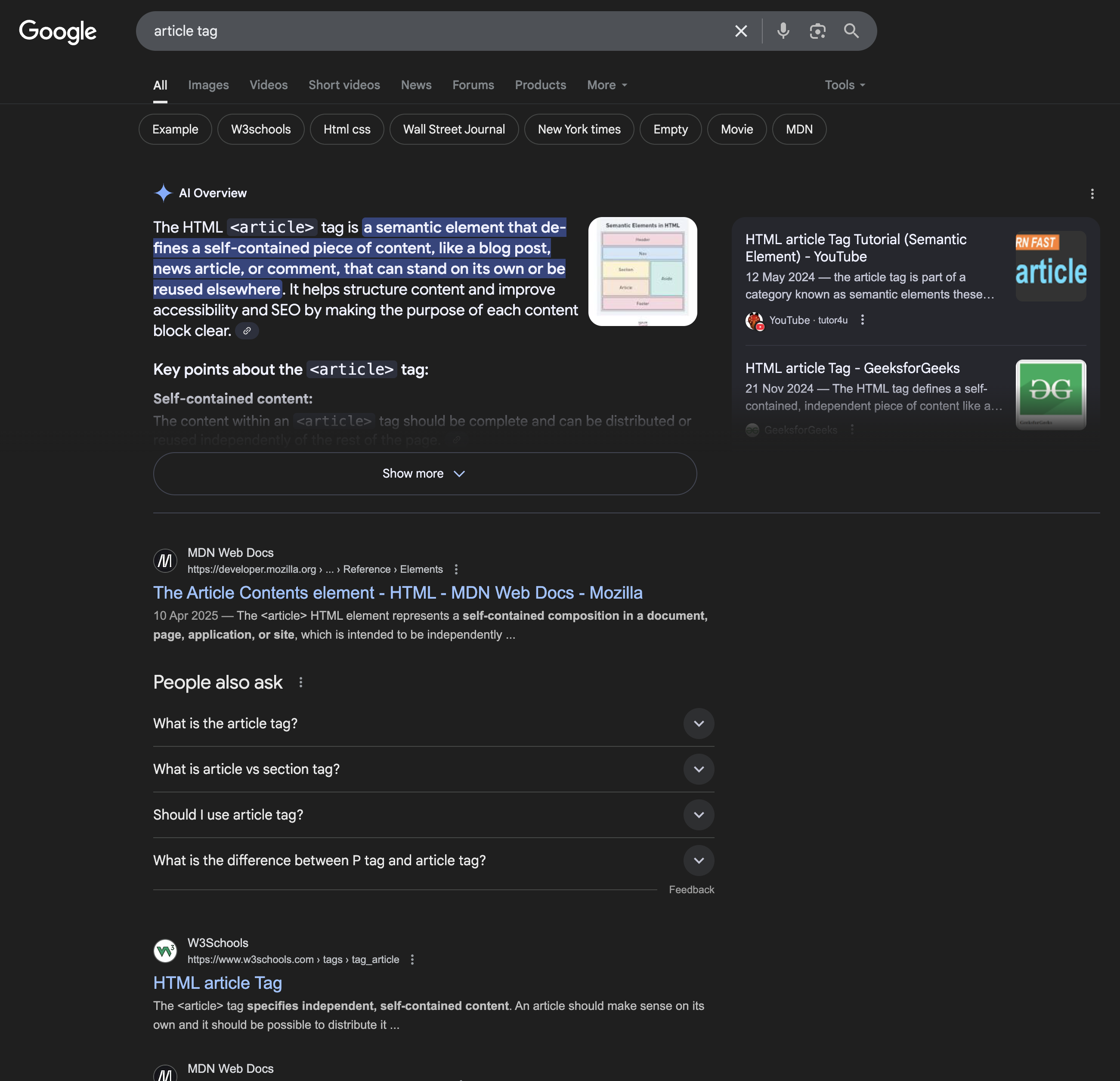 I really wonder why w3schools has such better SEO than MDN - Kevin Powell - Community