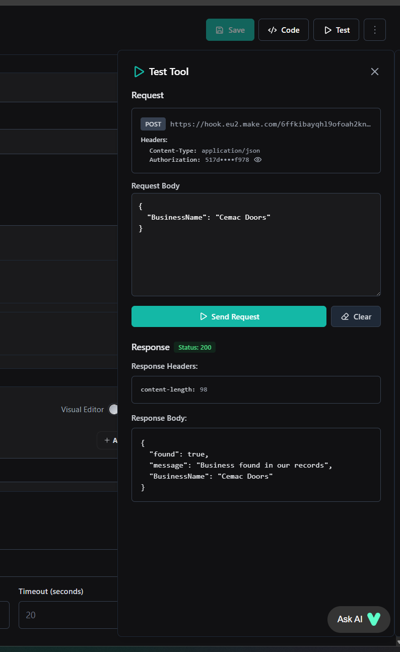 How to access request body from API request inside of Workflows - VAPI