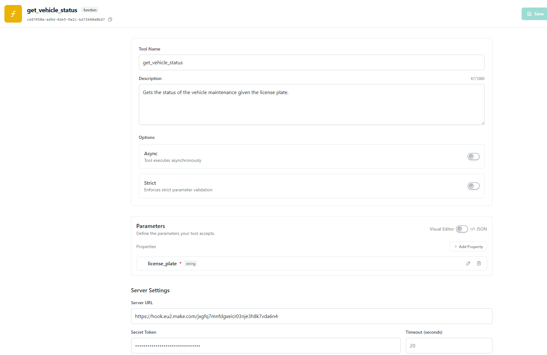 Functions using Make.com - VAPI