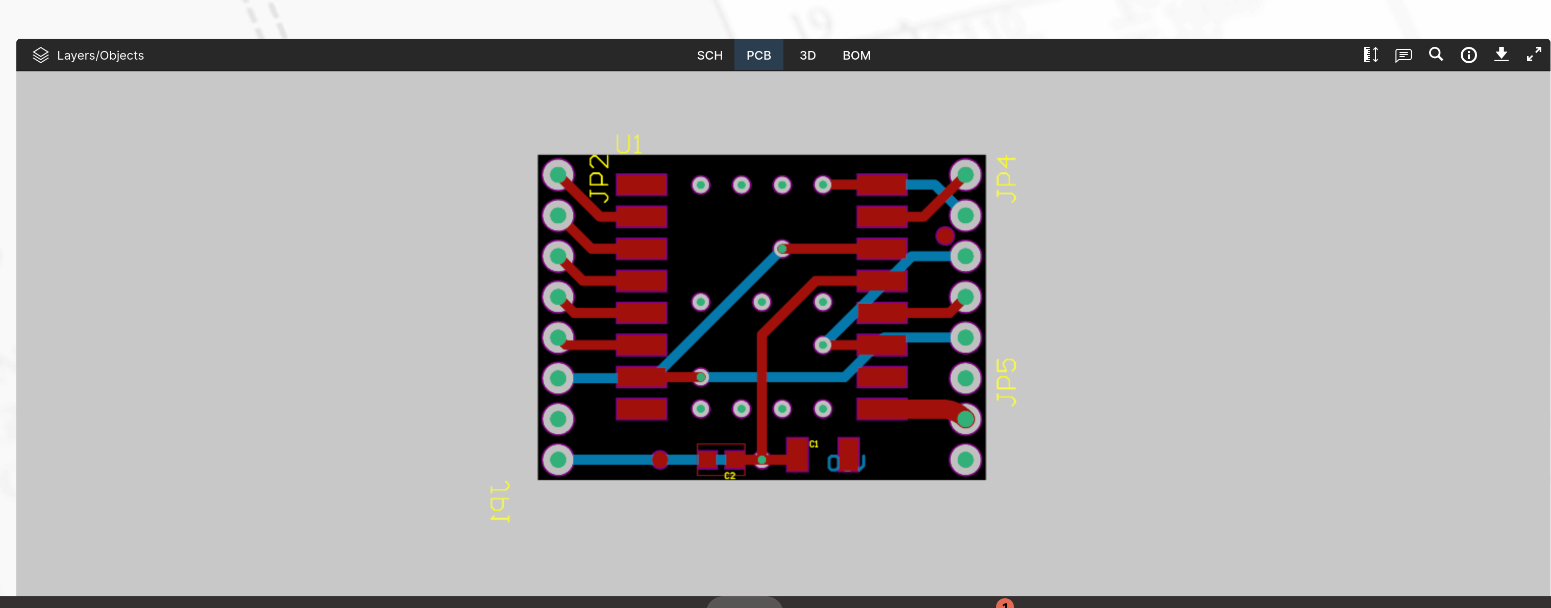 The parts engine wasn't able to find the supplier part number for that component - tscircuit
