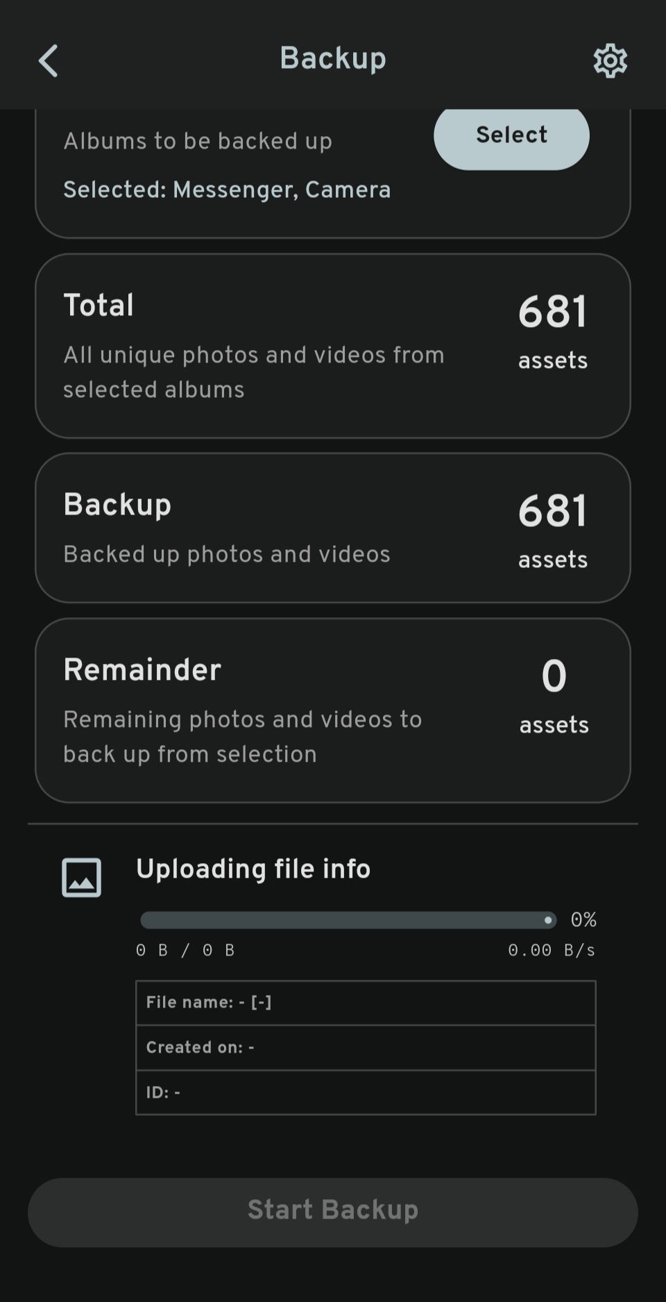 Android client cannot backup - Immich