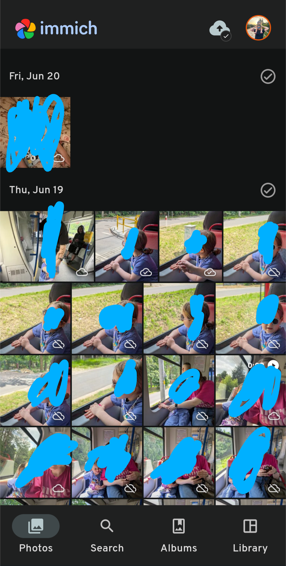 Android client cannot backup - Immich
