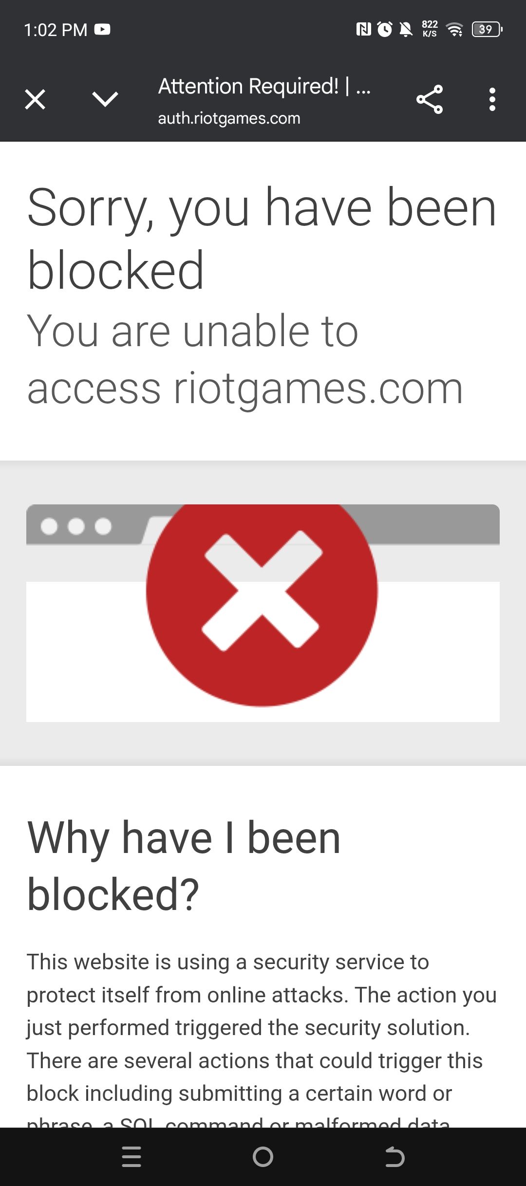 Ip block? - VALORANT