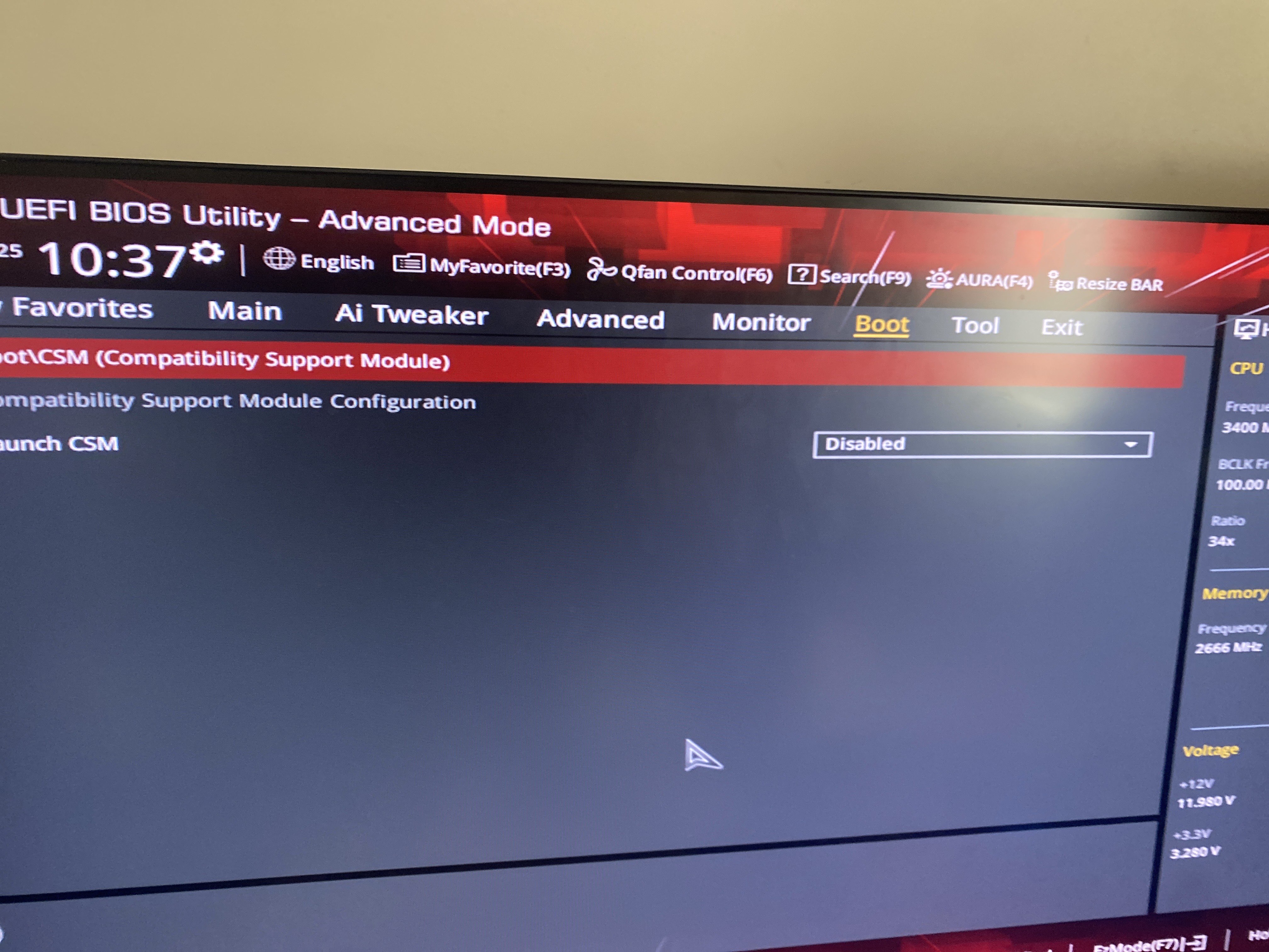 uefi boot issue - VALORANT