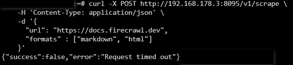 Hi, I installed firecrawl and playwright-service via docker. Scrape is working directly in ...