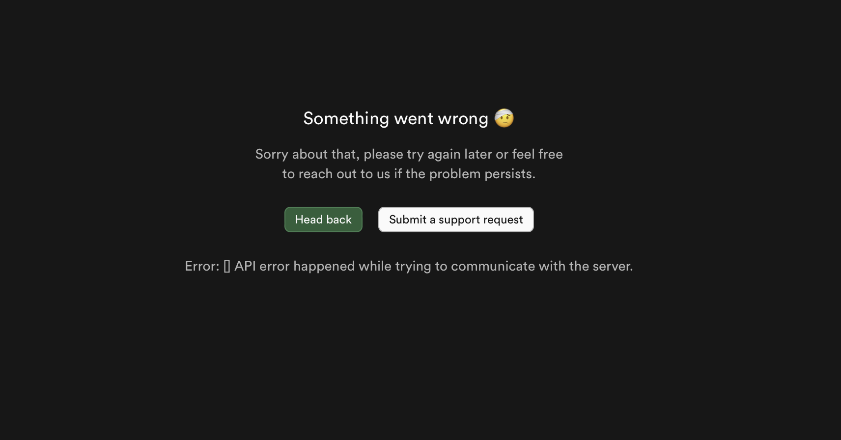 Error on API Docs - Supabase