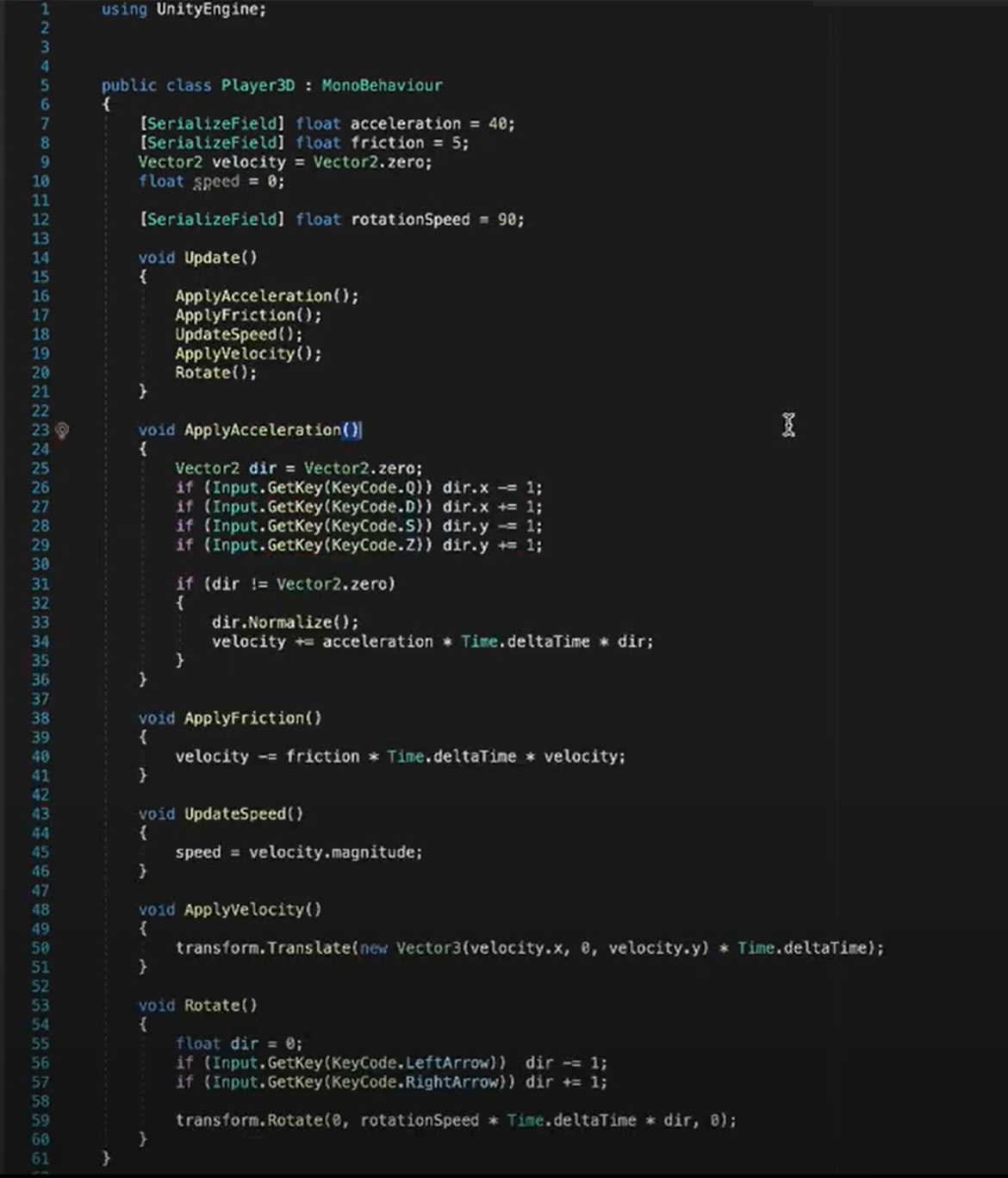 Help with character controller code (game) - C#